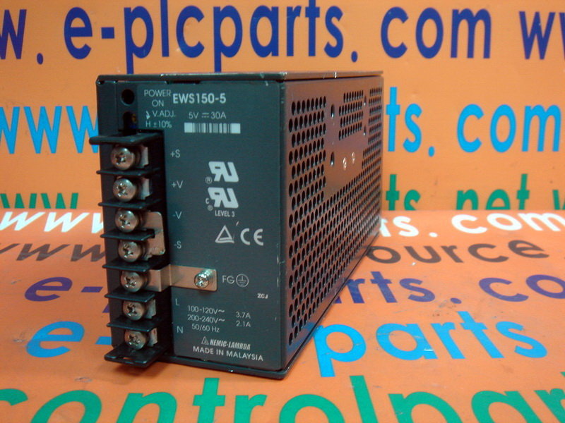 NEMIC-LAMBDA POWER SUPPLY EWS150-5 5V 30A - 裕益科技自動化設備可程式編碼器PLC分散式控制系統DCS